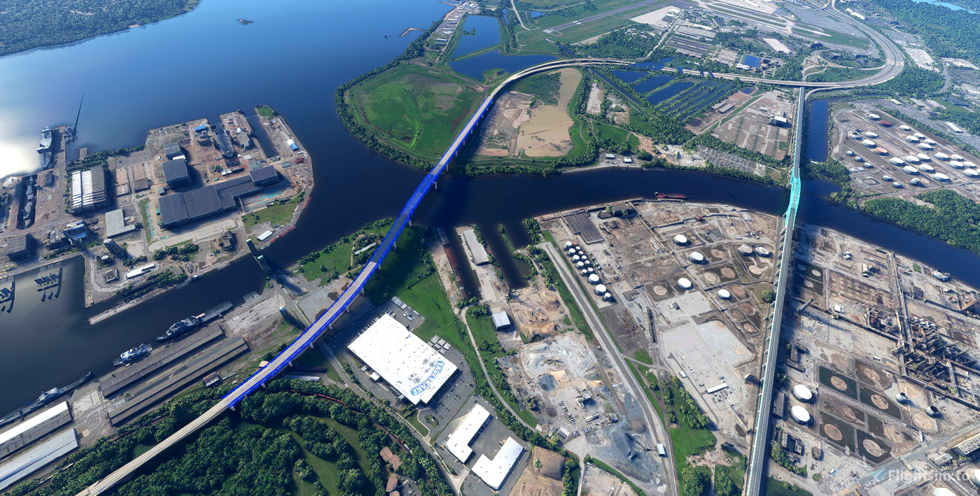 George C. Platt Memorial Bridge Philadelphia for Microsoft Flight ...