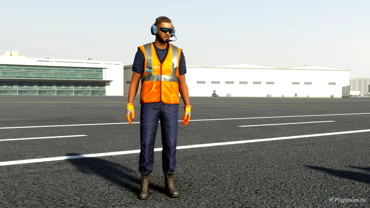 Infinity Airways VA Ground Crew for Microsoft Flight Simulator | MSFS