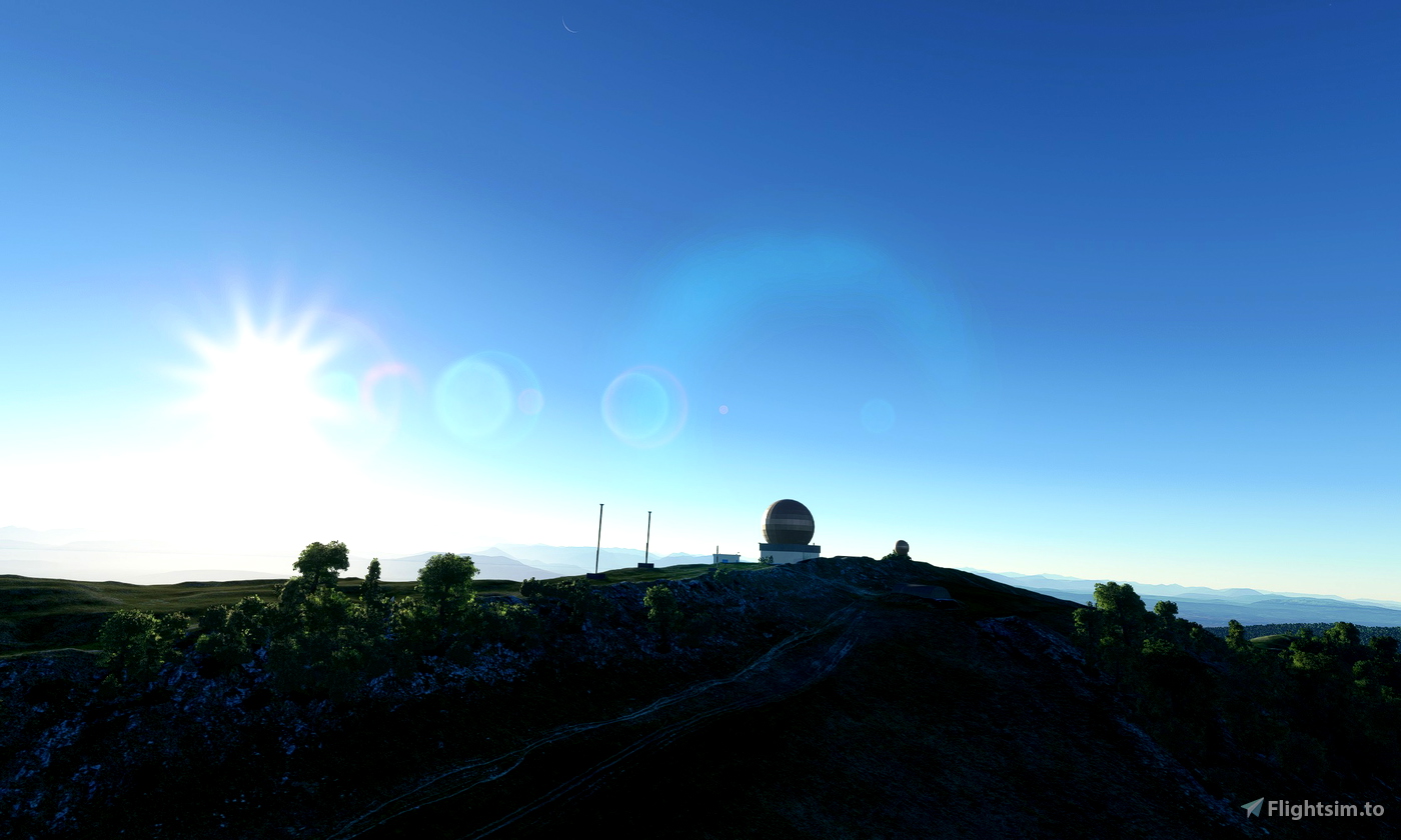 La Dôle RADAR Station for Microsoft Flight Simulator | MSFS