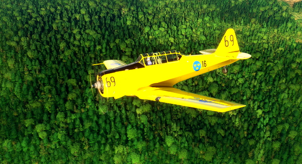 North American T-6 Harvard NZ1092/ZK-WAR for Microsoft Flight Simulator ...