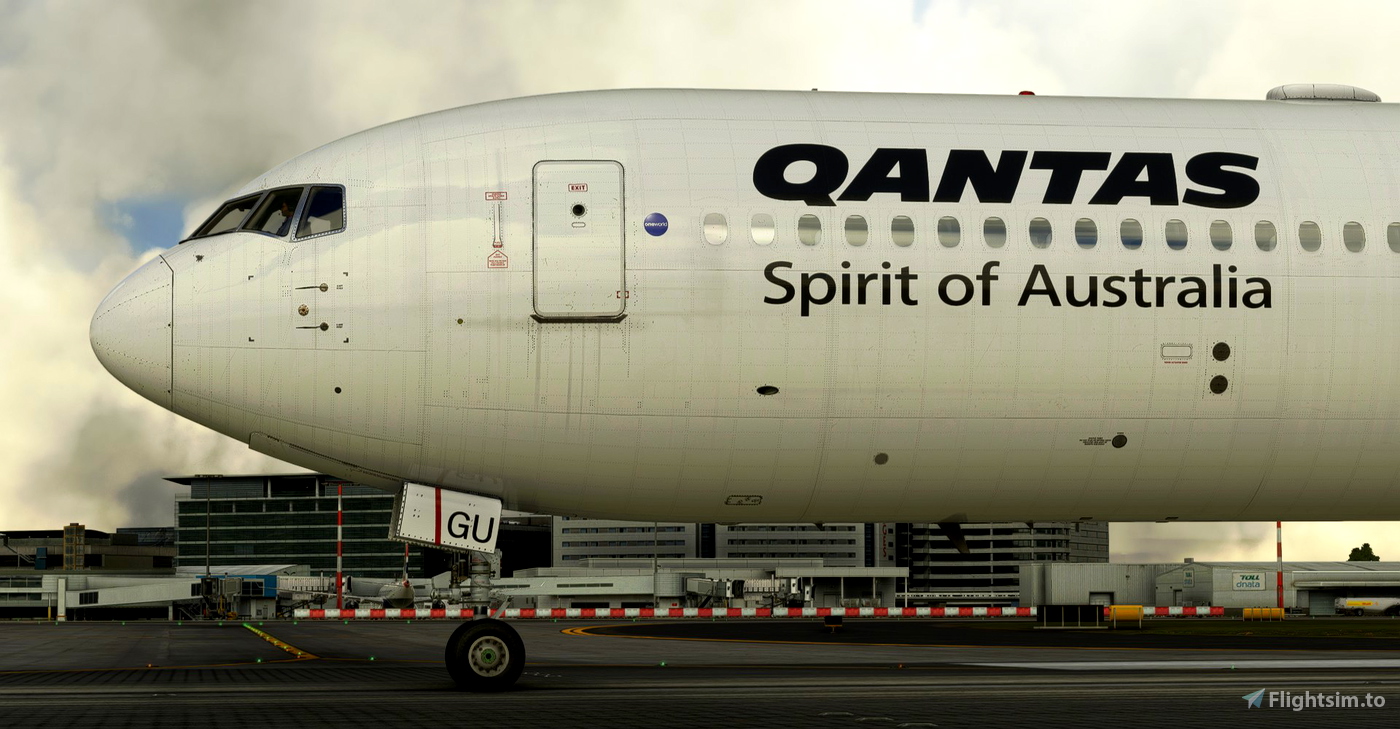 Qantas "1984 livery" CaptainSim 767-400ER for Microsoft Flight ...