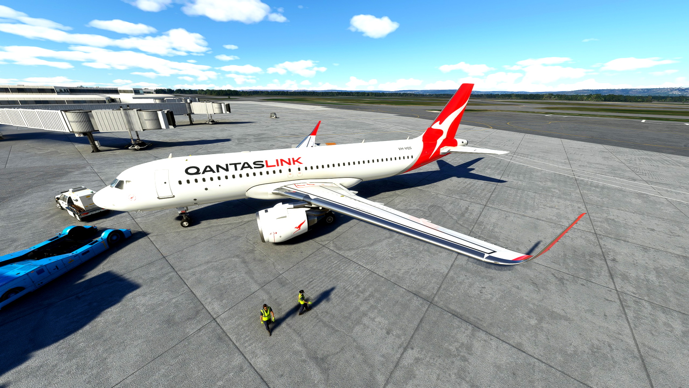 QANTAS LINK MESH LIVERY FOR ASOBO A320 NEO para Microsoft Flight ...