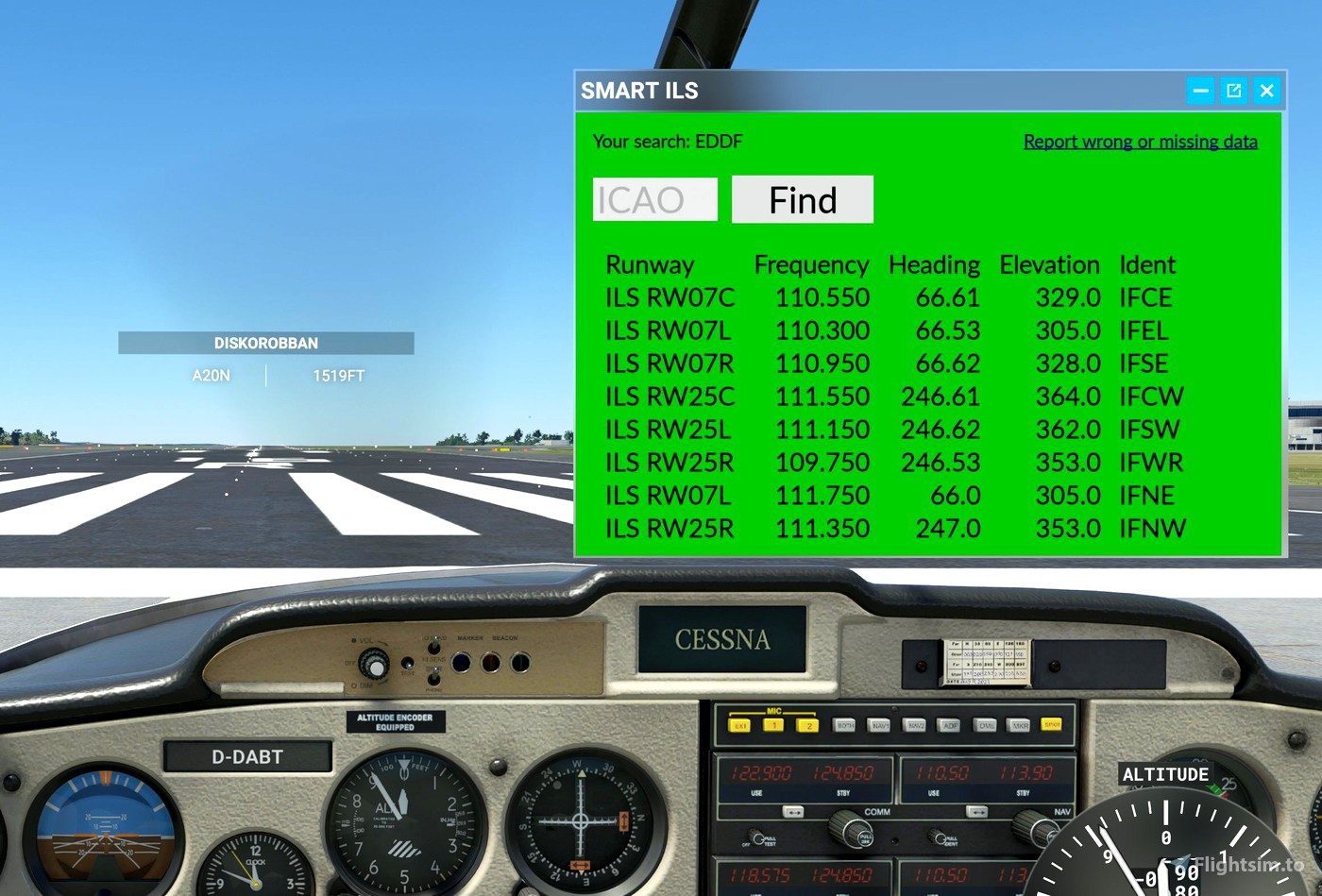 SmartILS Panel - The Smartest ILS frequency database! for Microsoft ...