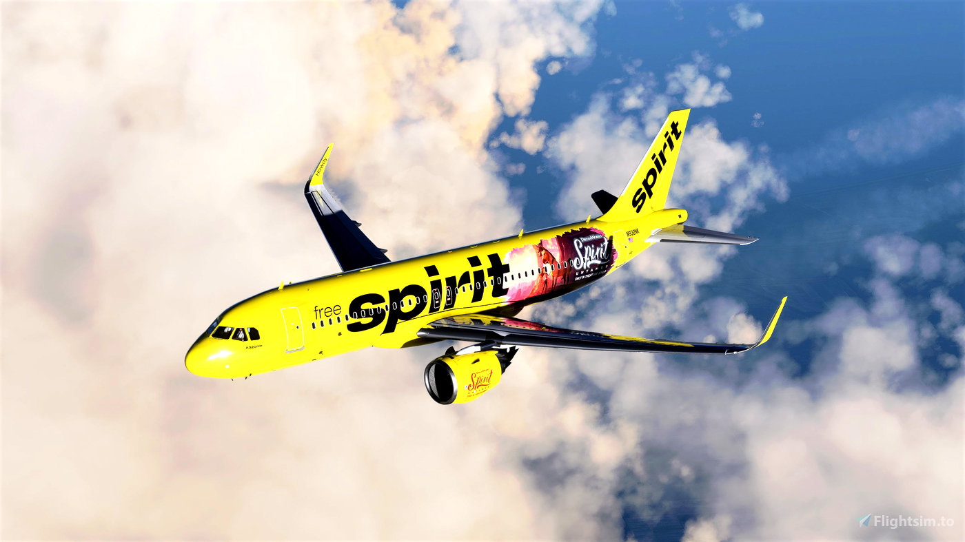 Spirit - "Spirit Untamed" [8K] - FBW A32NX for Microsoft Flight ...