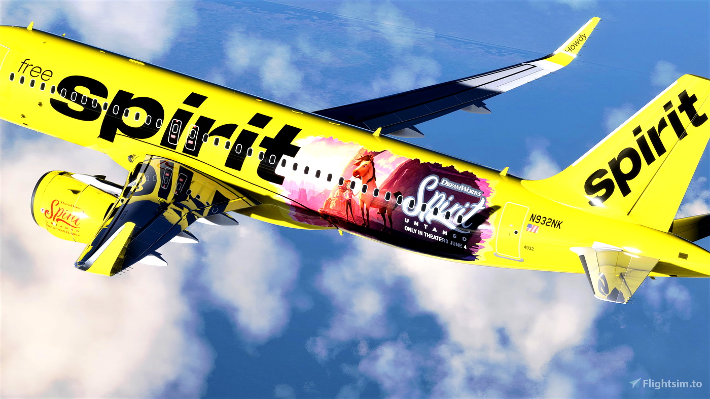 Spirit - "Spirit Untamed" [8K] - FBW A32NX for Microsoft Flight ...
