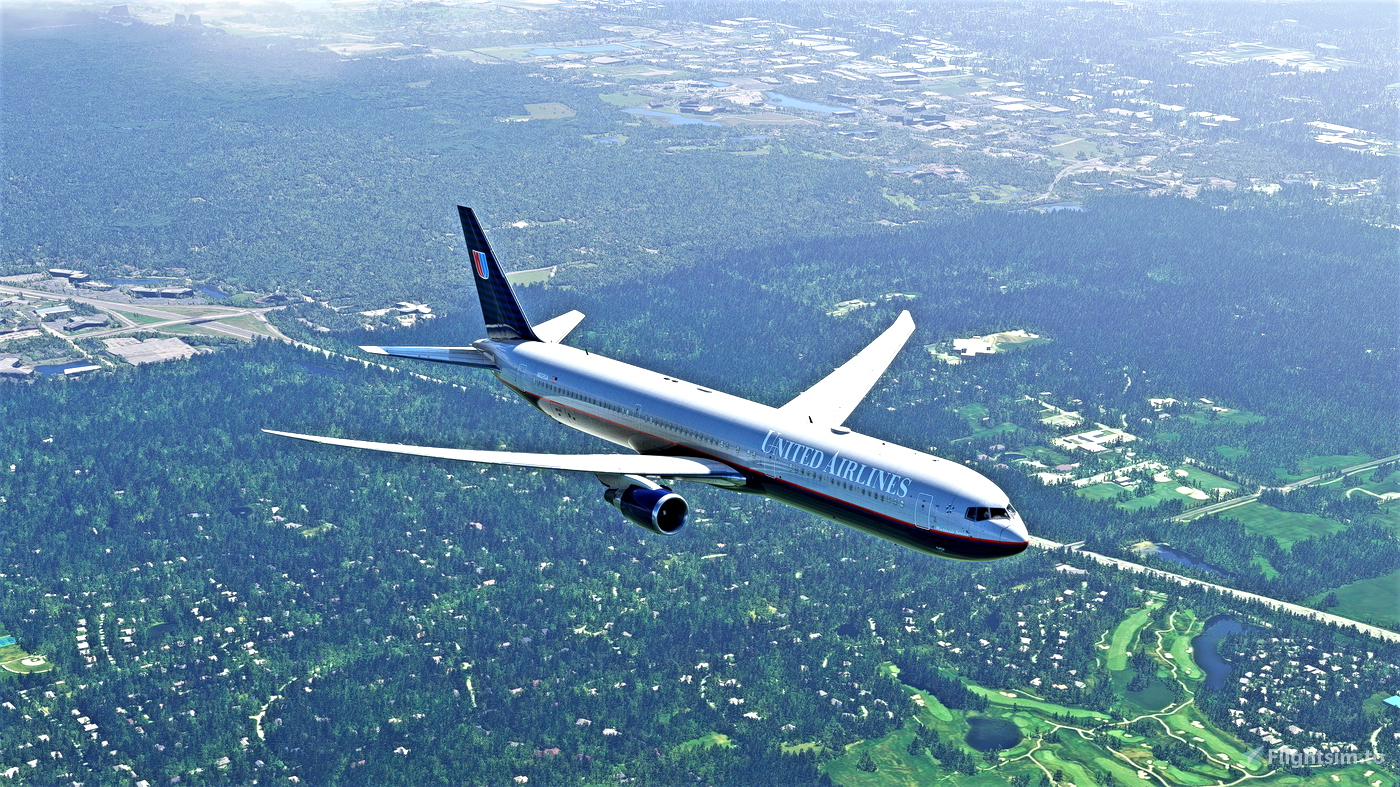 United Airlines (Battleship) [8K] - CS 767-400 for Microsoft Flight ...