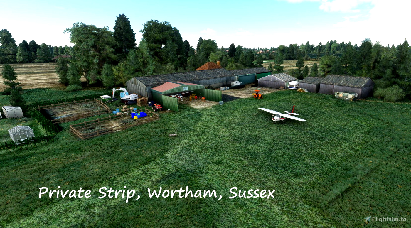 Wortham private Strip for Neil's Farm Strip Users MSFS for Microsoft ...