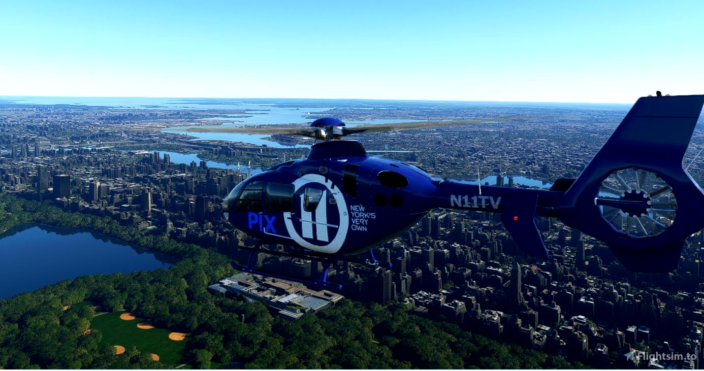 WPIX Air 11 NY N11TV for Microsoft Flight Simulator | MSFS