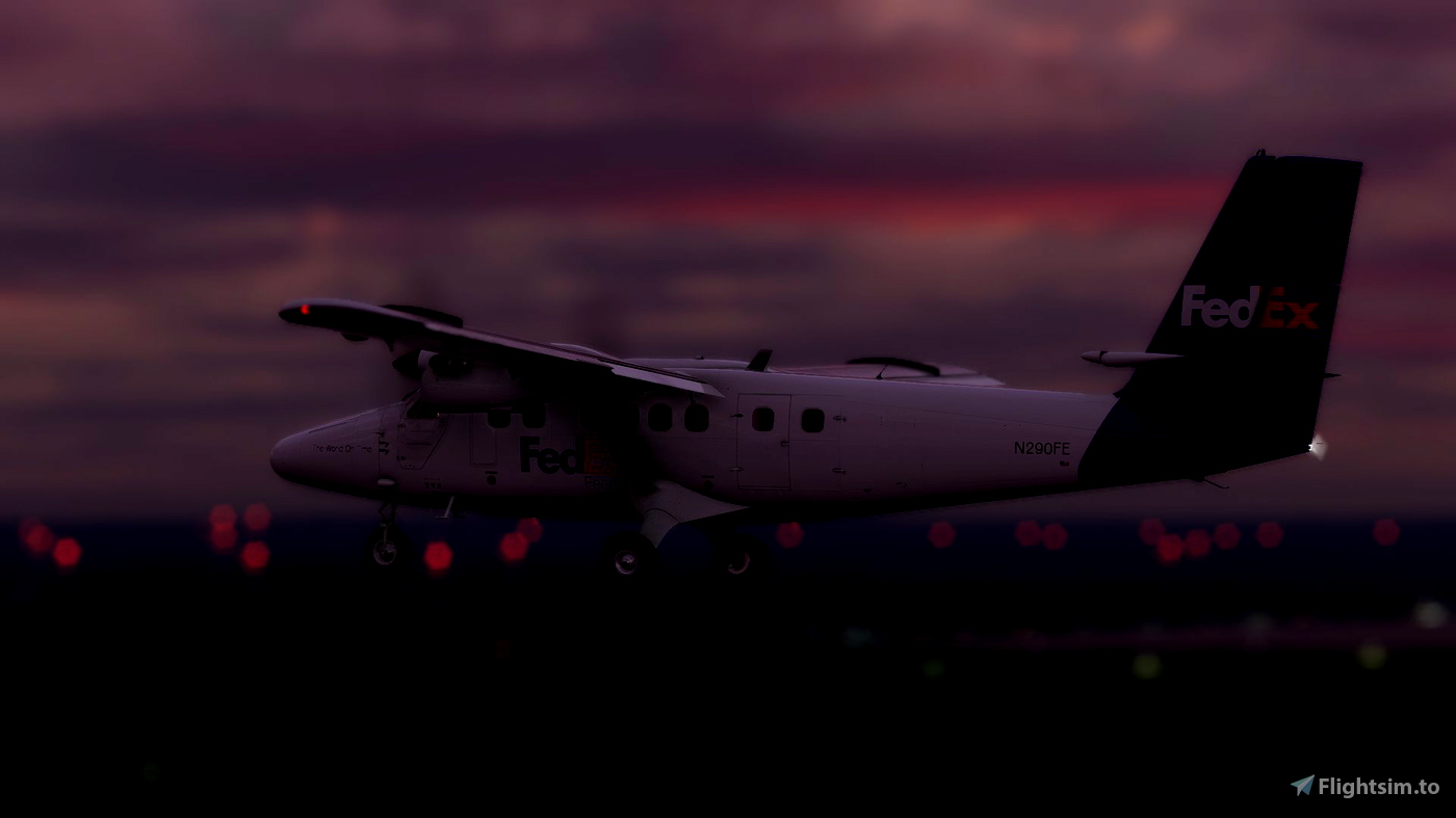 Aerosoft DHC-6-300 FedEx Cargo [8K] for Microsoft Flight Simulator | MSFS