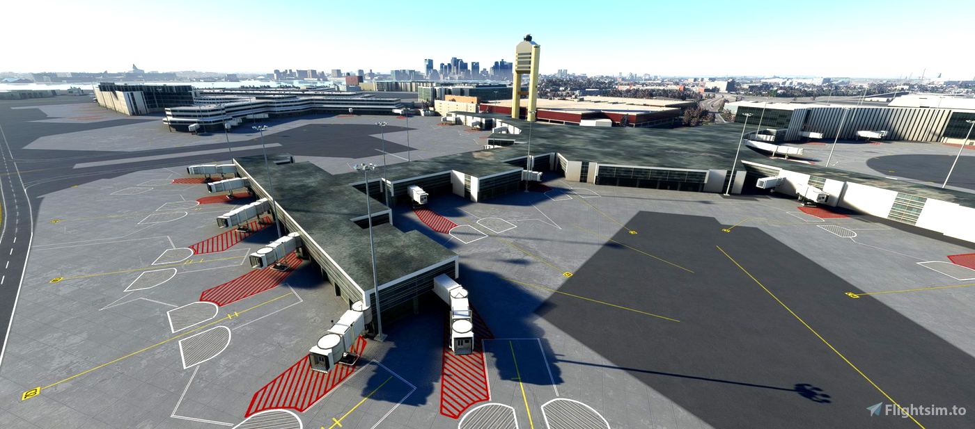 Boston Logan (KBOS) Airport Improvements for Microsoft Flight Simulator ...