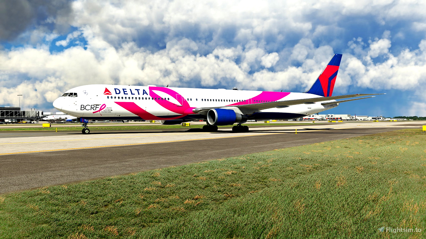 Delta "BCRF"/Breast Cancer [8K] - CS 767-400 for Microsoft Flight ...