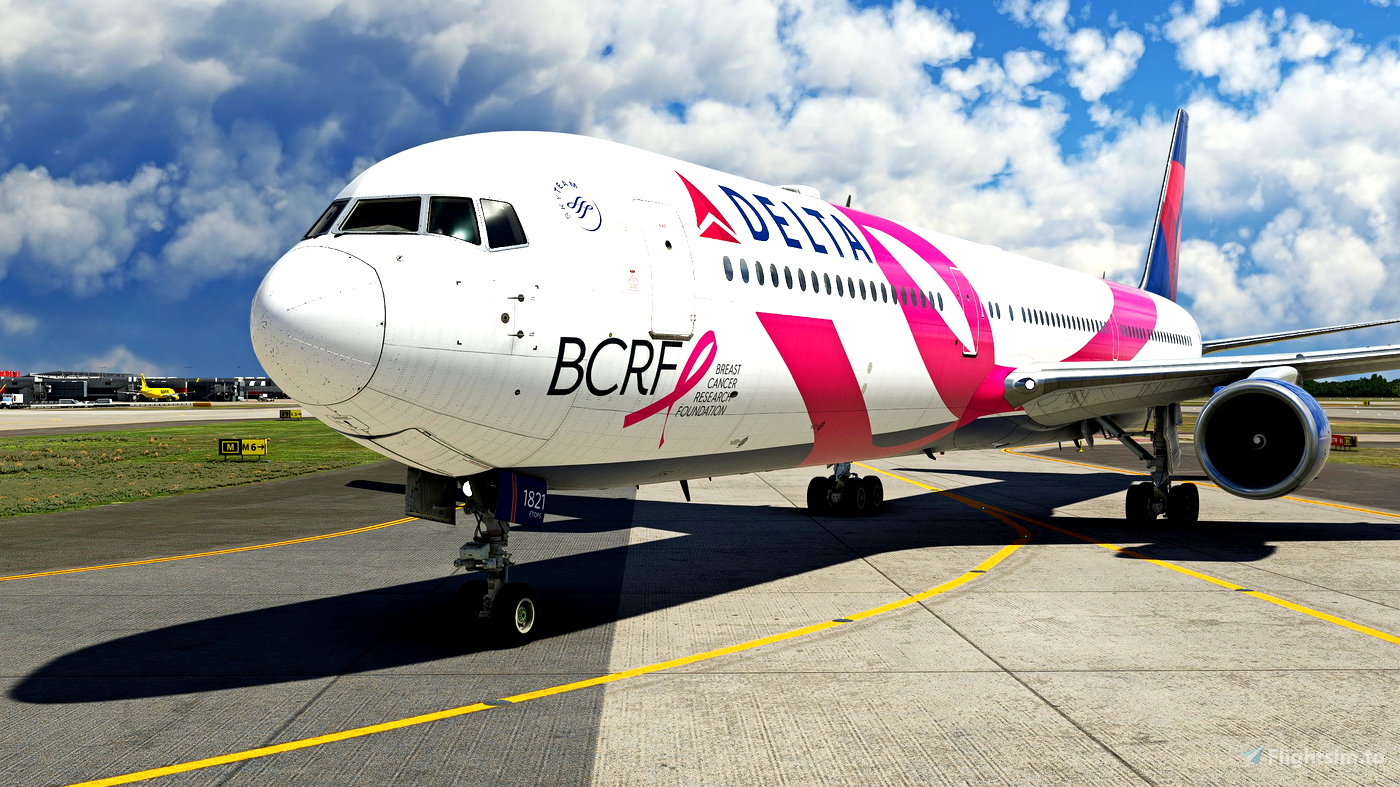 Delta "BCRF"/Breast Cancer [8K] - CS 767-400 for Microsoft Flight ...