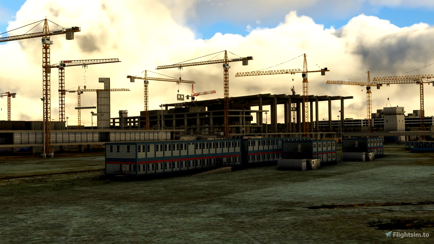 EDDF - Terminal 3 construction site V2 for Microsoft Flight Simulator ...
