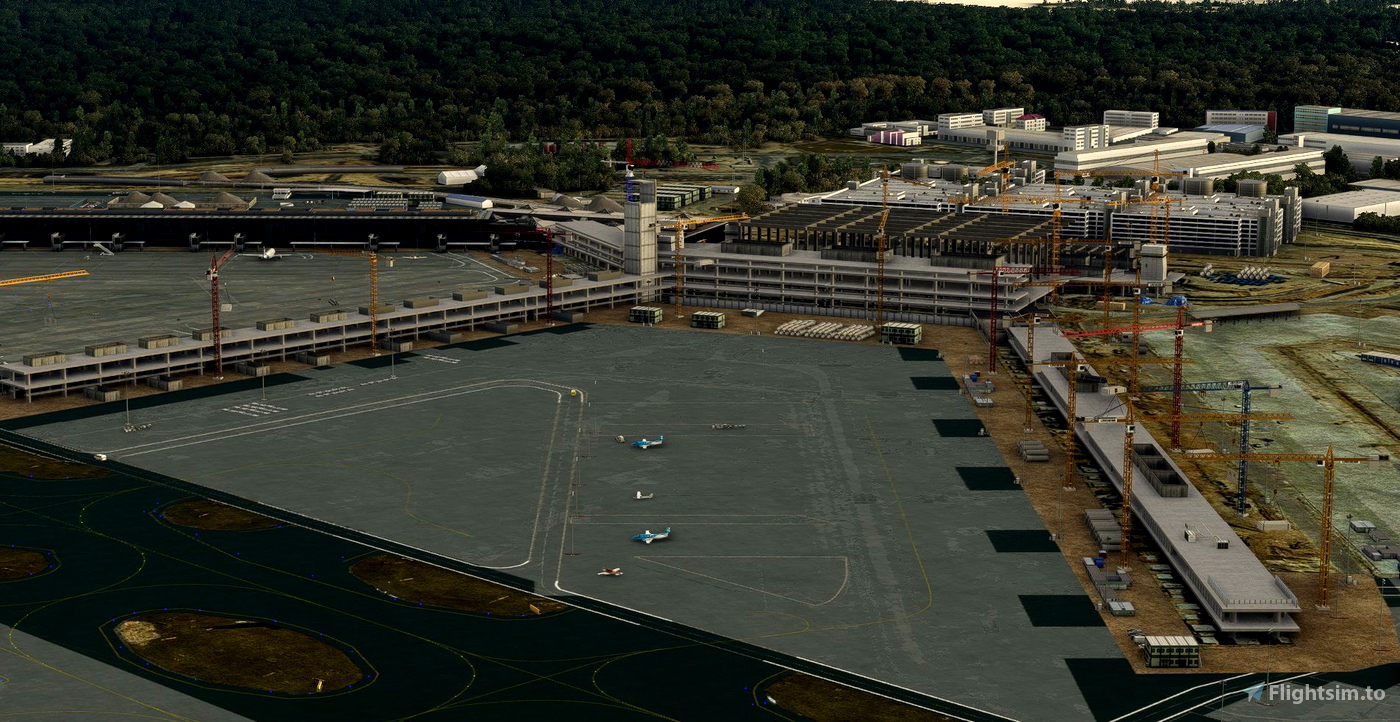 EDDF - Terminal 3 construction site V2 for Microsoft Flight Simulator ...