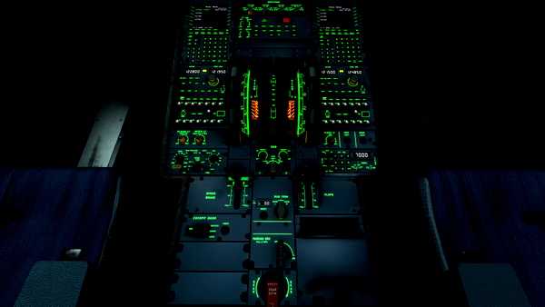 Blue Cockpit lights and White LCD for FBW A32NX for Microsoft Flight ...