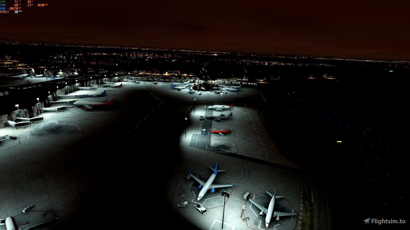 Moscow Vnukovo UUWW default airport UPGRADE for Microsoft Flight ...