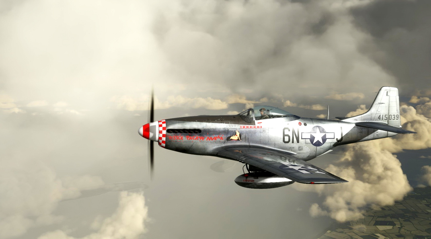 North American P-51D USAAF 339th FG 6N-J "Pistol Packin' Mama" for ...