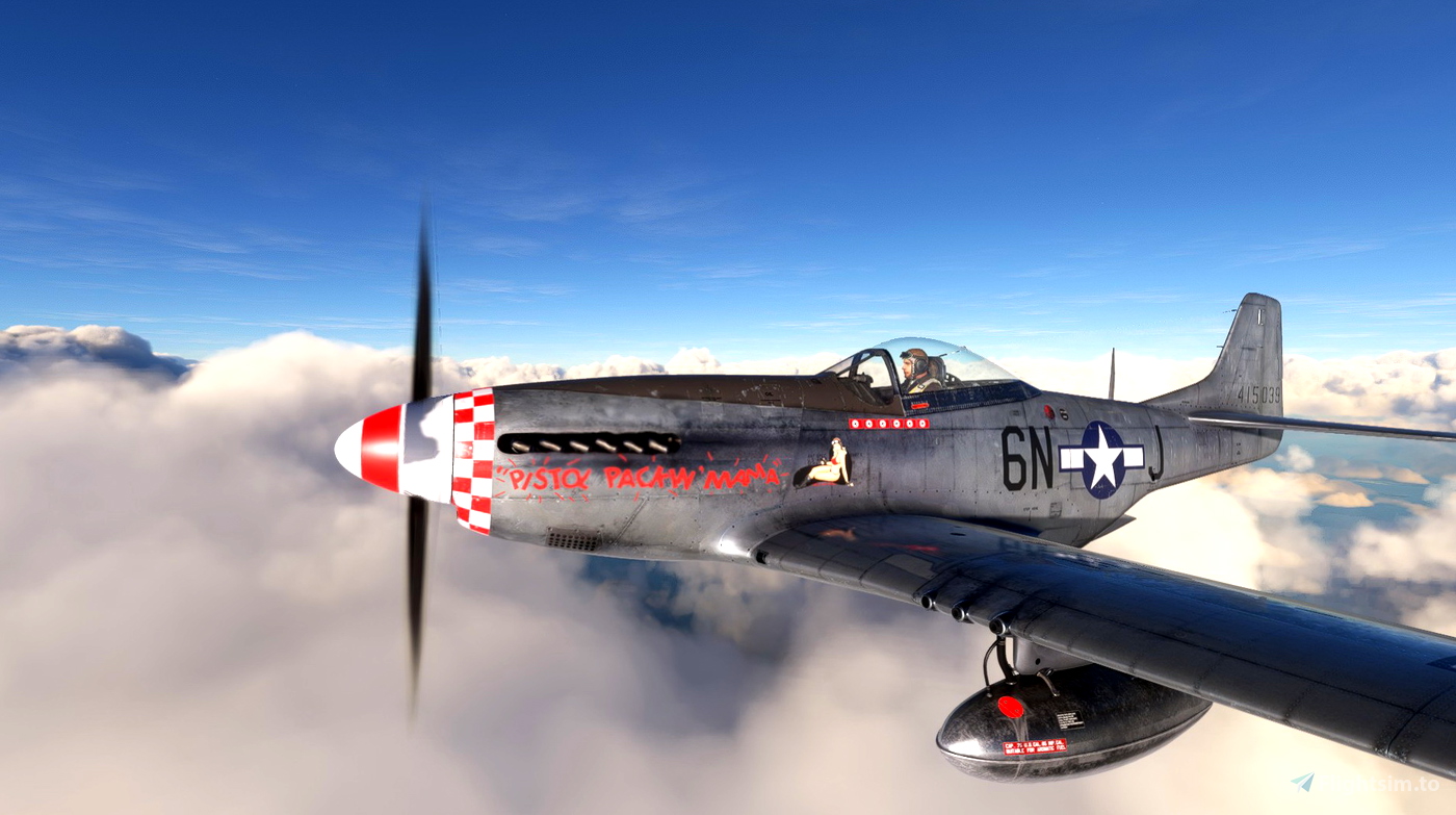 North American P-51D USAAF 339th FG 6N-J "Pistol Packin' Mama" for ...