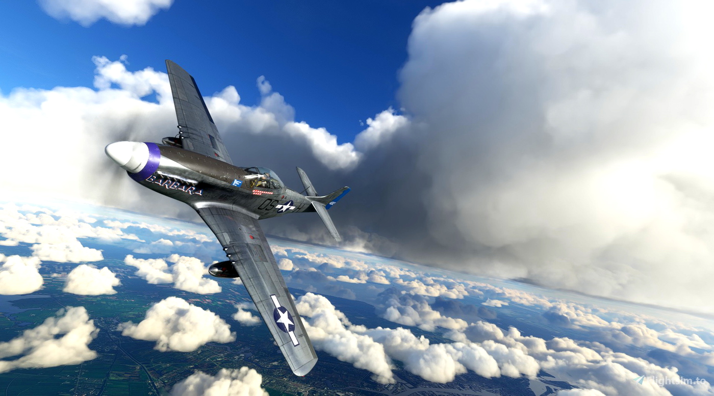 North American P-51D USAAF 355th FG OS-H "Barbara" for Microsoft Flight ...