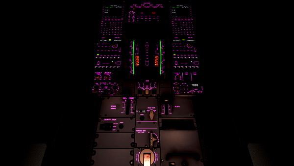 Blue Cockpit lights and White LCD for FBW A32NX for Microsoft Flight ...