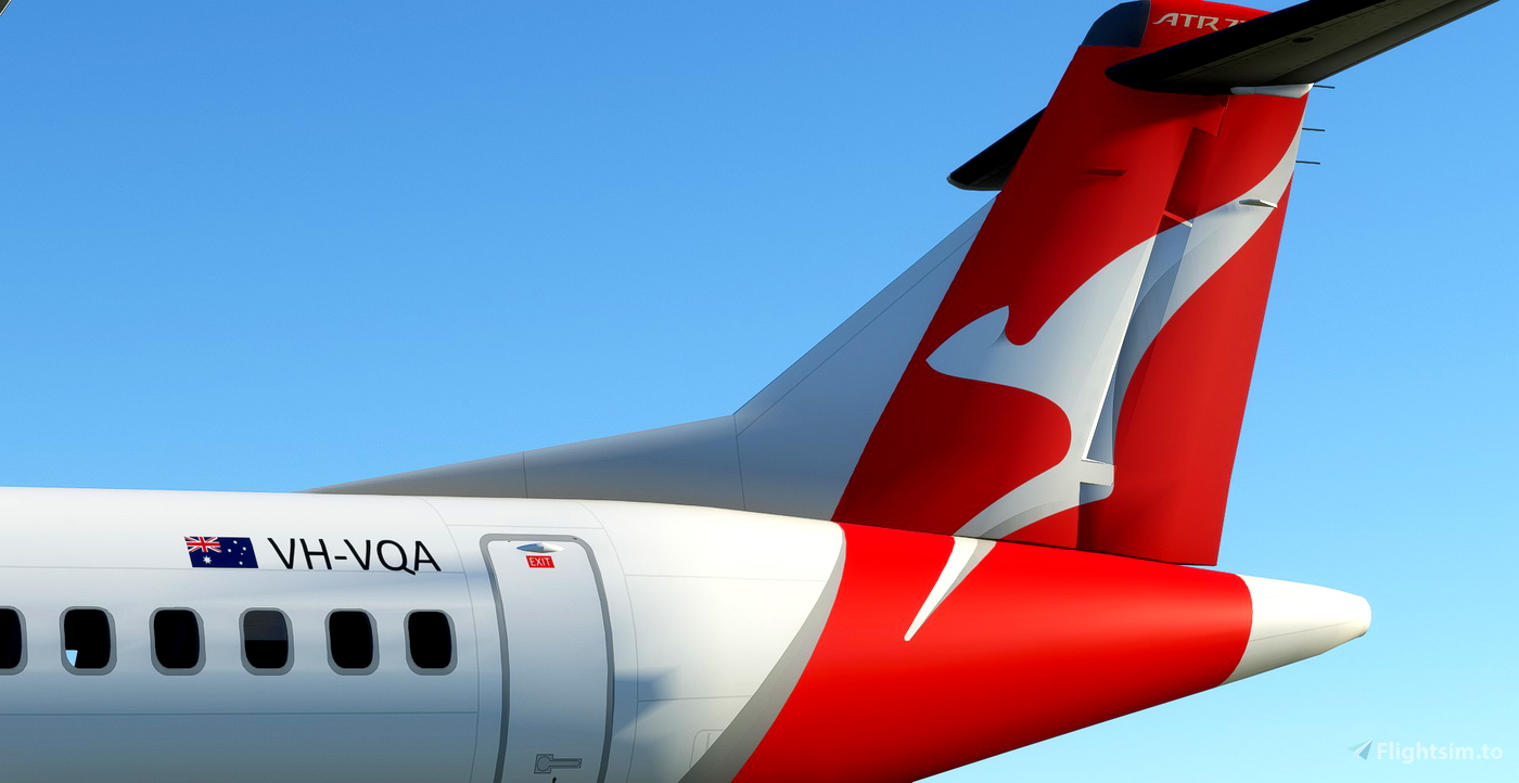 Qantas "2016 livery" ATR 72-600 Community Version for Microsoft Flight ...