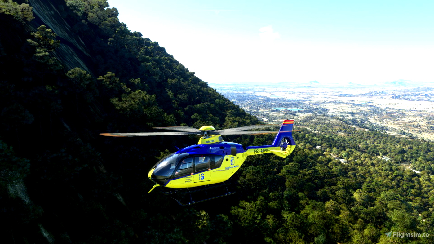 Spain | SESCAM H135 T3 HEMS | Babcock | EC-MPK | 8K | High Details for ...