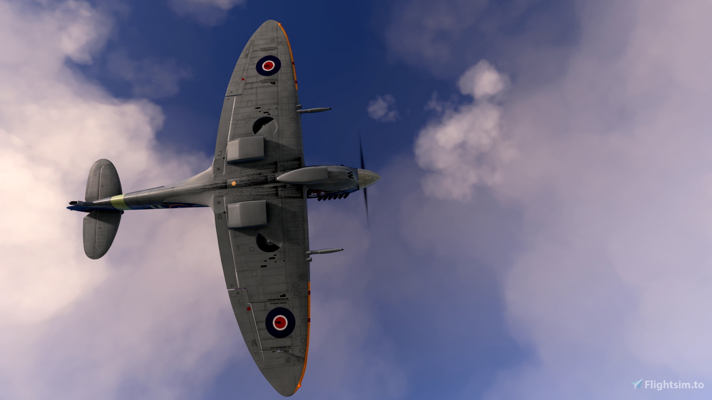 Spitfire MkIX No.402 Sqn RCAF AE-W for Microsoft Flight Simulator | MSFS