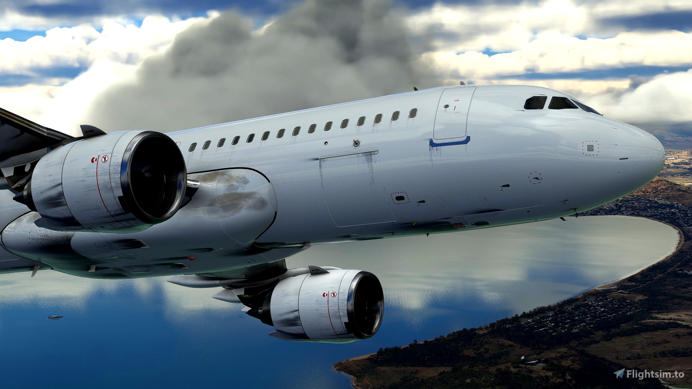 A320neo Dirt & Wear Textures Paintkit for Microsoft Flight Simulator | MSFS