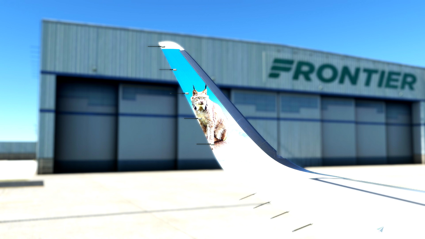 A32NX Frontier Airlines(Odell The Lynx)[N377FR]8K for Microsoft Flight ...
