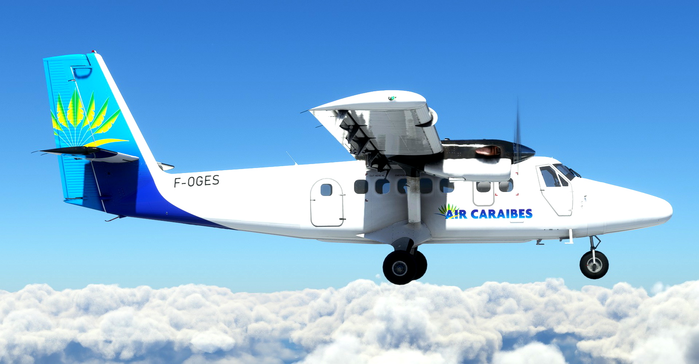 Air Caraibes "2000 livery" DHC-6-300WP Twin Otter for Microsoft Flight ...