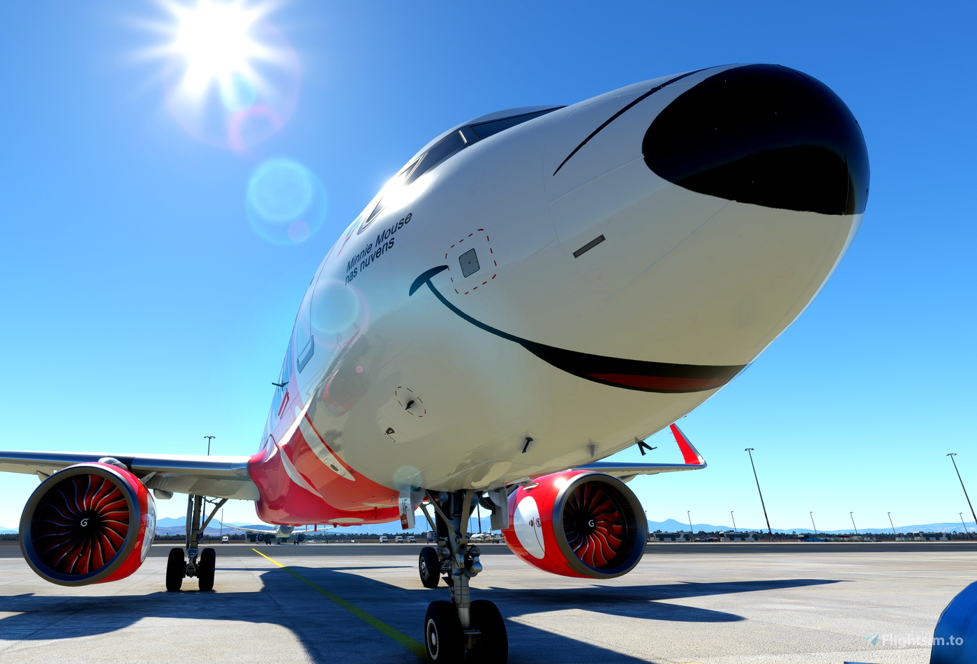 Azul Walt Disney World Minnie Mouse Special Livery | FBW A32NX | 8K for ...