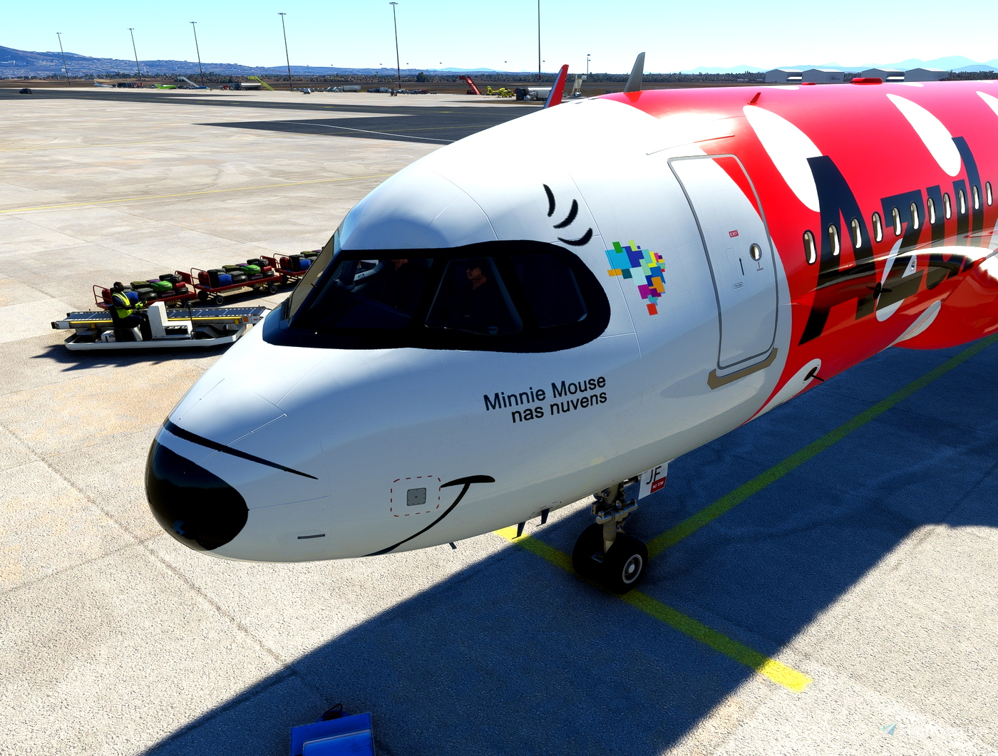 Azul Walt Disney World Minnie Mouse Special Livery | FBW A32NX | 8K for ...