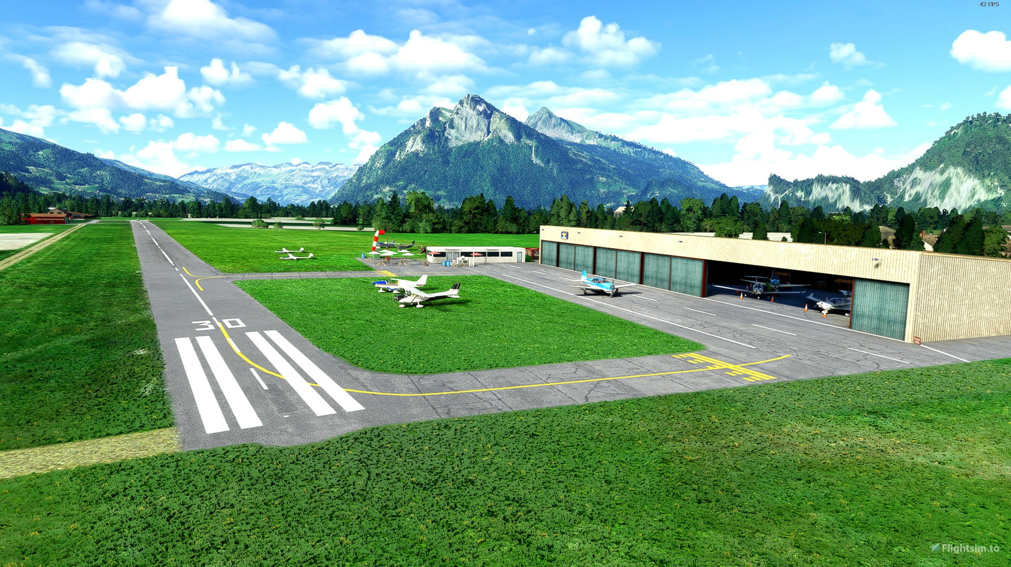 AG Sim | Bad Ragaz Airfield (LSZE) - Switzerland for Microsoft Flight ...