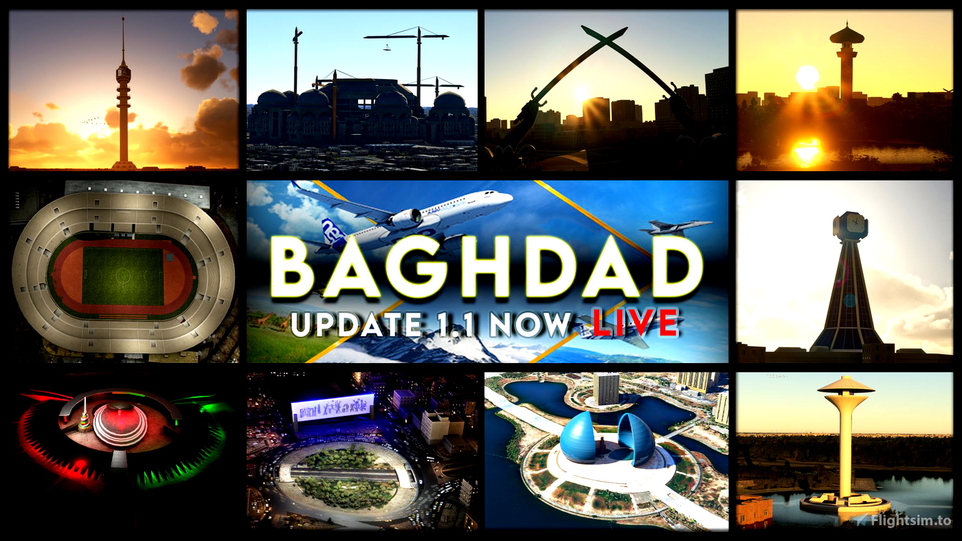 Baghdad City für Microsoft Flight Simulator | MSFS