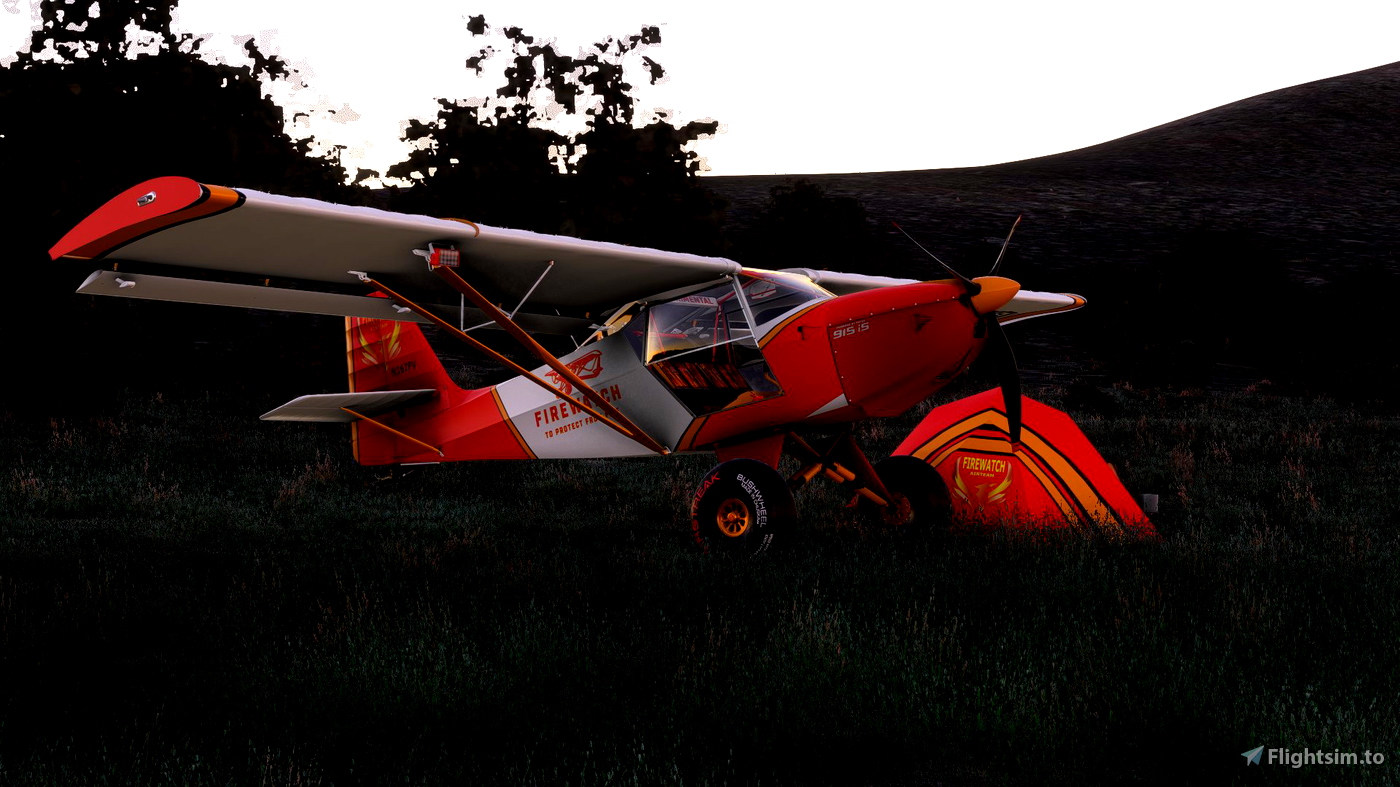 Beginnerz Livery - //42 Kitfox --FireWatchFox-- per Microsoft Flight ...