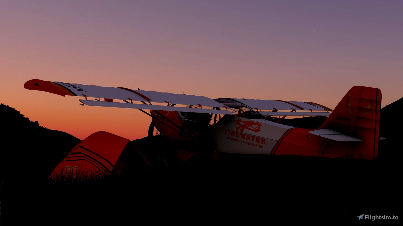 Beginnerz Livery - //42 Kitfox --FireWatchFox-- pour Microsoft Flight ...