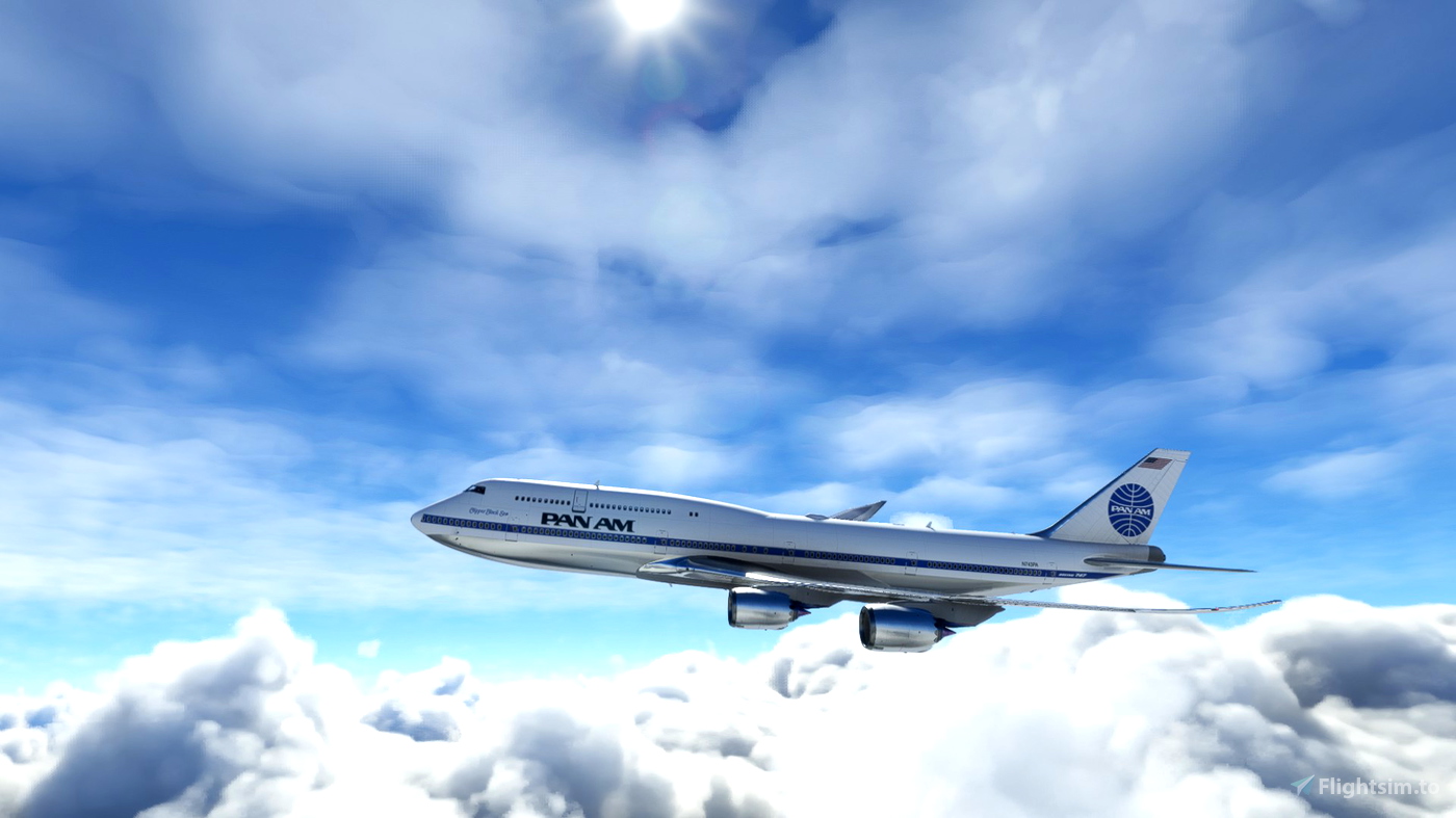 Boeing 747-8i Pan Am Version Metal 4K [No mirroring] for Microsoft ...