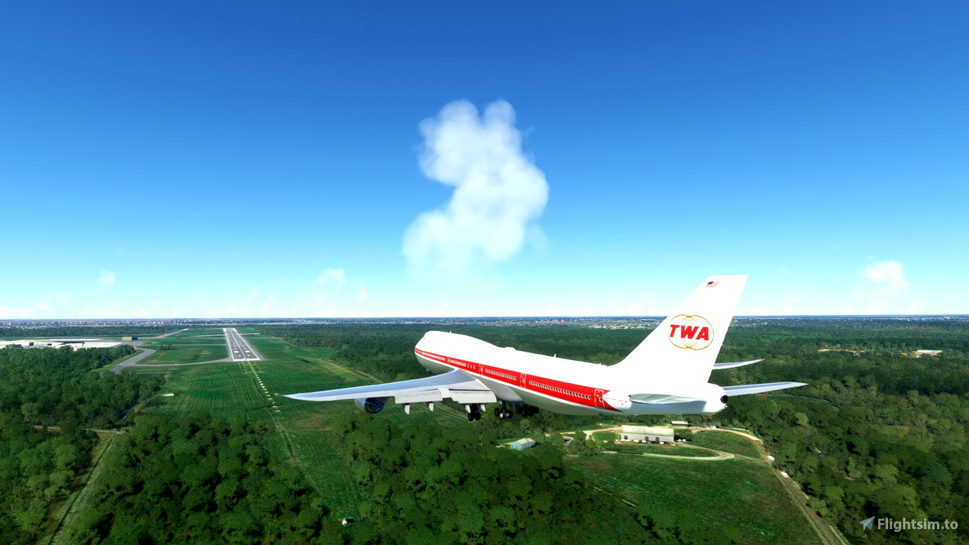 Boeing 747-8i TWA Twin Globe 4K [No mirroring] for Microsoft Flight Simulator | MSFS