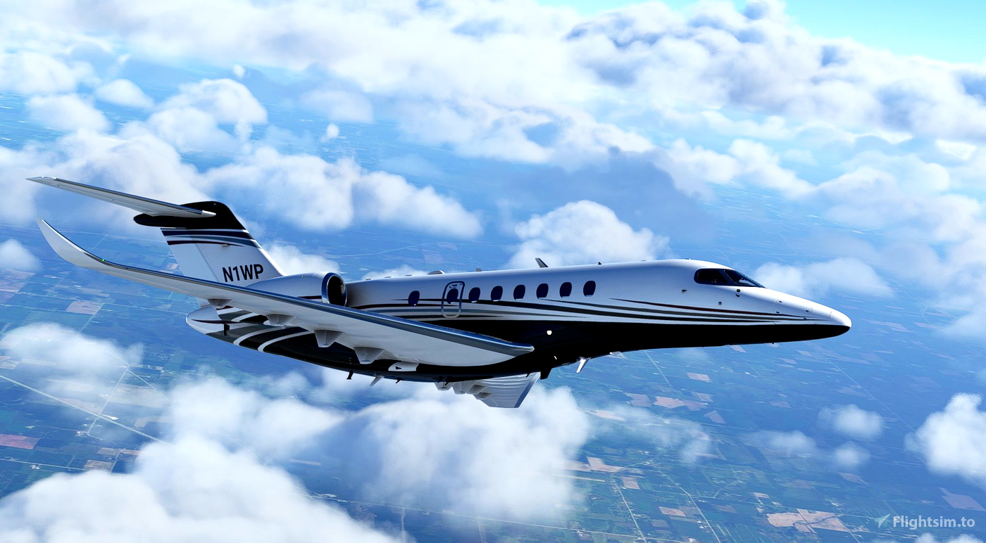 Cessna Citation Longitude N1WP for Microsoft Flight Simulator | MSFS