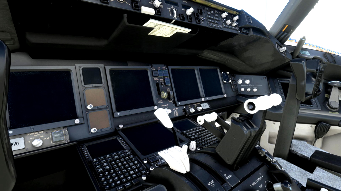 CS 777 - New Gray Cockpit Textures for Microsoft Flight Simulator | MSFS