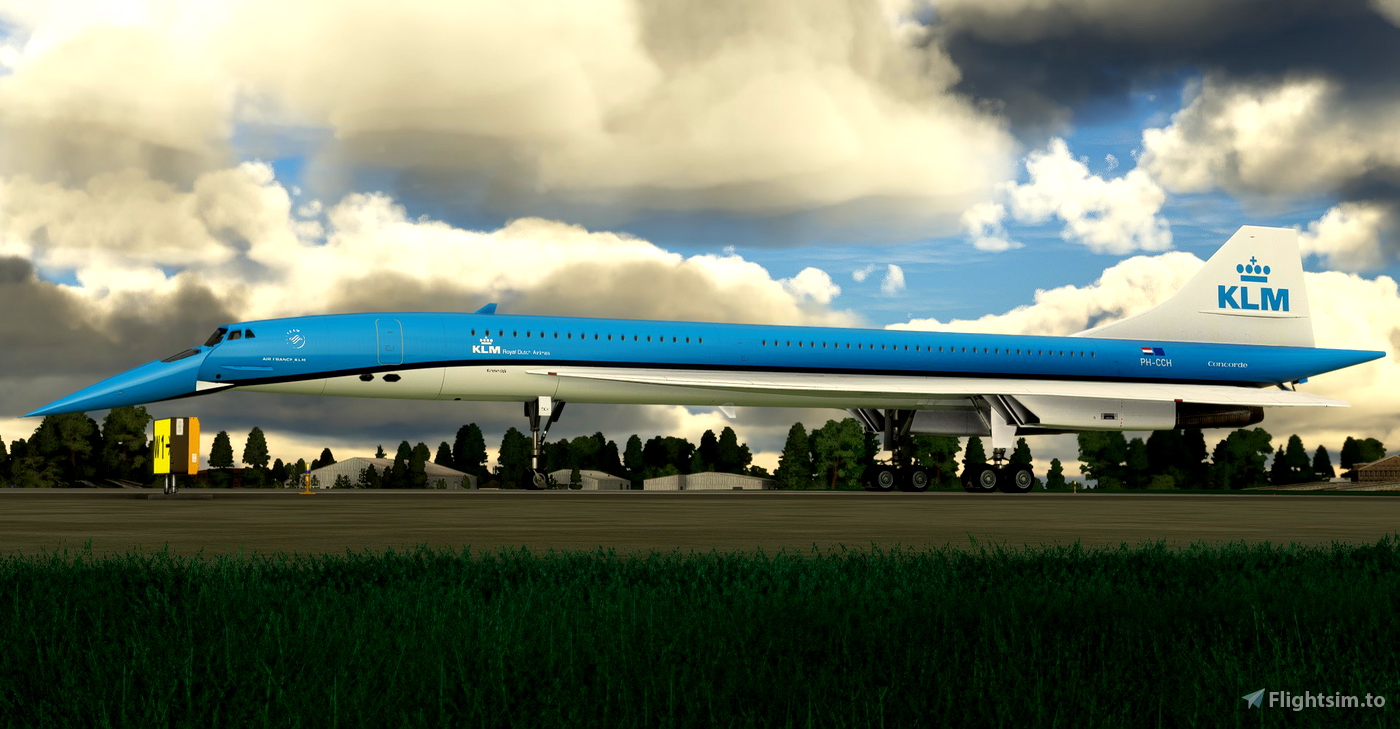 DC Design Concorde KLM "2014 livery" for Microsoft Flight Simulator | MSFS