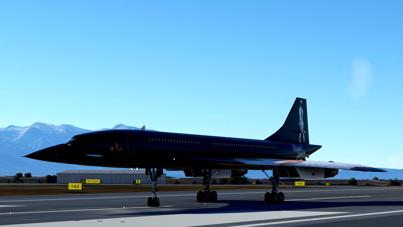 DC Designs Concorde "Michael Jackson Tribute" for Microsoft Flight ...