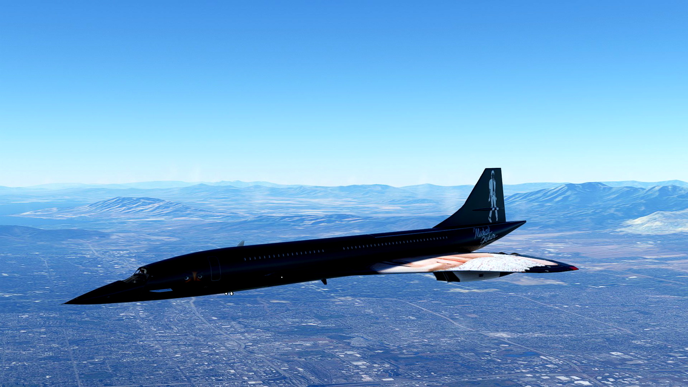 DC Designs Concorde "Michael Jackson Tribute" for Microsoft Flight ...