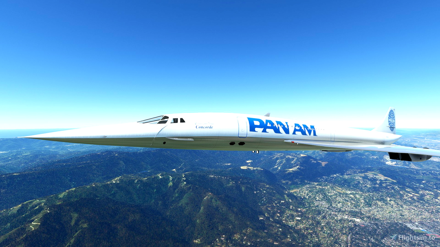 DC Designs Concorde Pan Am (N500PA - Fictional) for Microsoft Flight ...