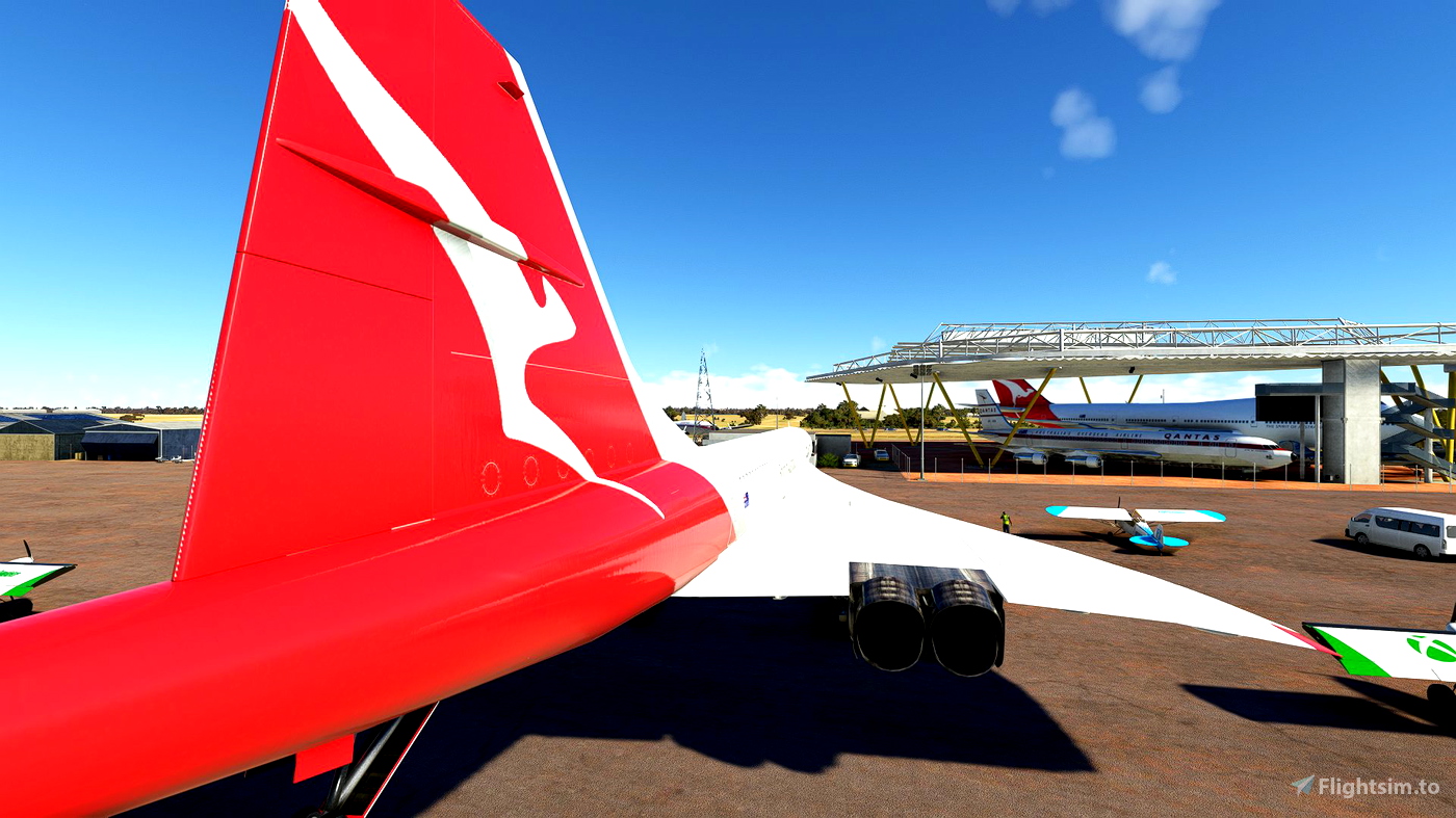 DC Designs Concorde QANTAS for Microsoft Flight Simulator | MSFS