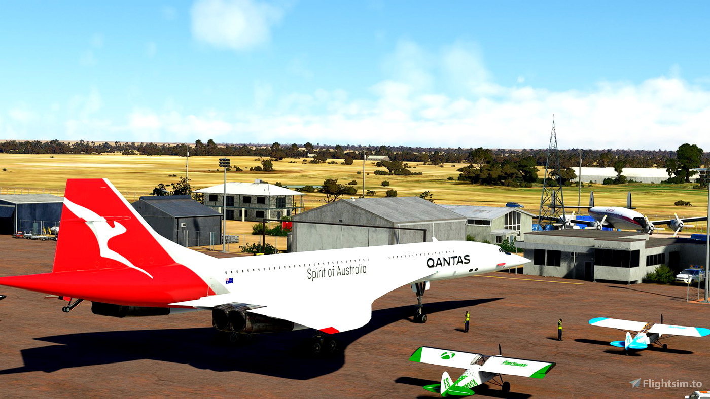 DC Designs Concorde QANTAS for Microsoft Flight Simulator | MSFS