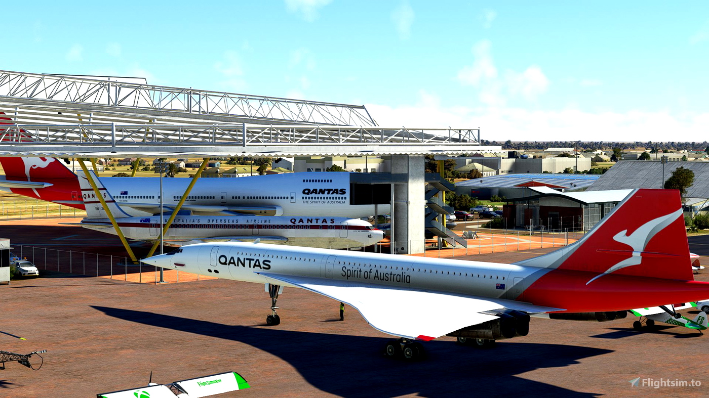 DC Designs Concorde QANTAS for Microsoft Flight Simulator | MSFS