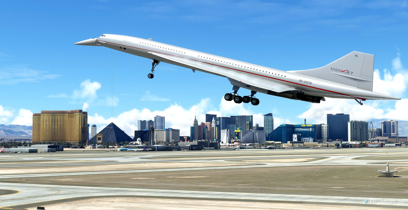 DC Designs Concorde VistaJet for Microsoft Flight Simulator | MSFS