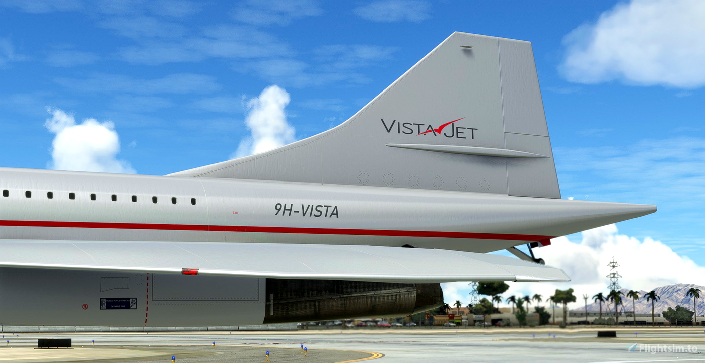 DC Designs Concorde VistaJet for Microsoft Flight Simulator | MSFS