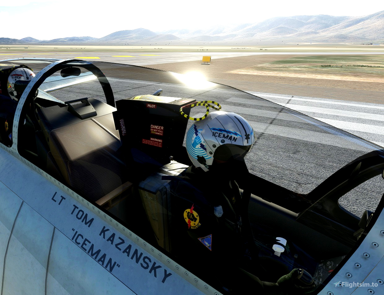 DC Designs F-14 Tomcat Top Gun Iceman para Microsoft Flight Simulator ...